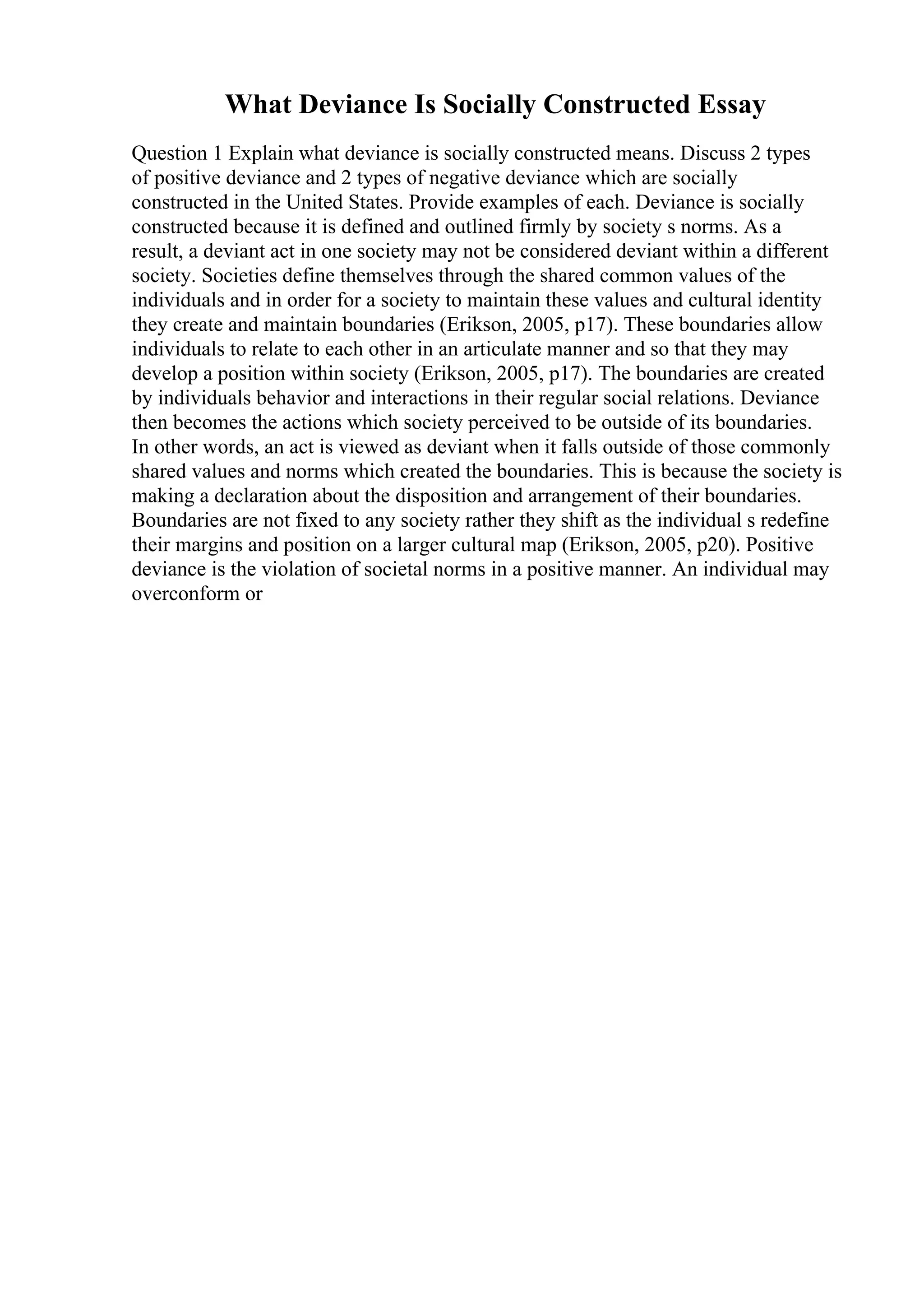 Example Of Classification And Division Essay | PDF