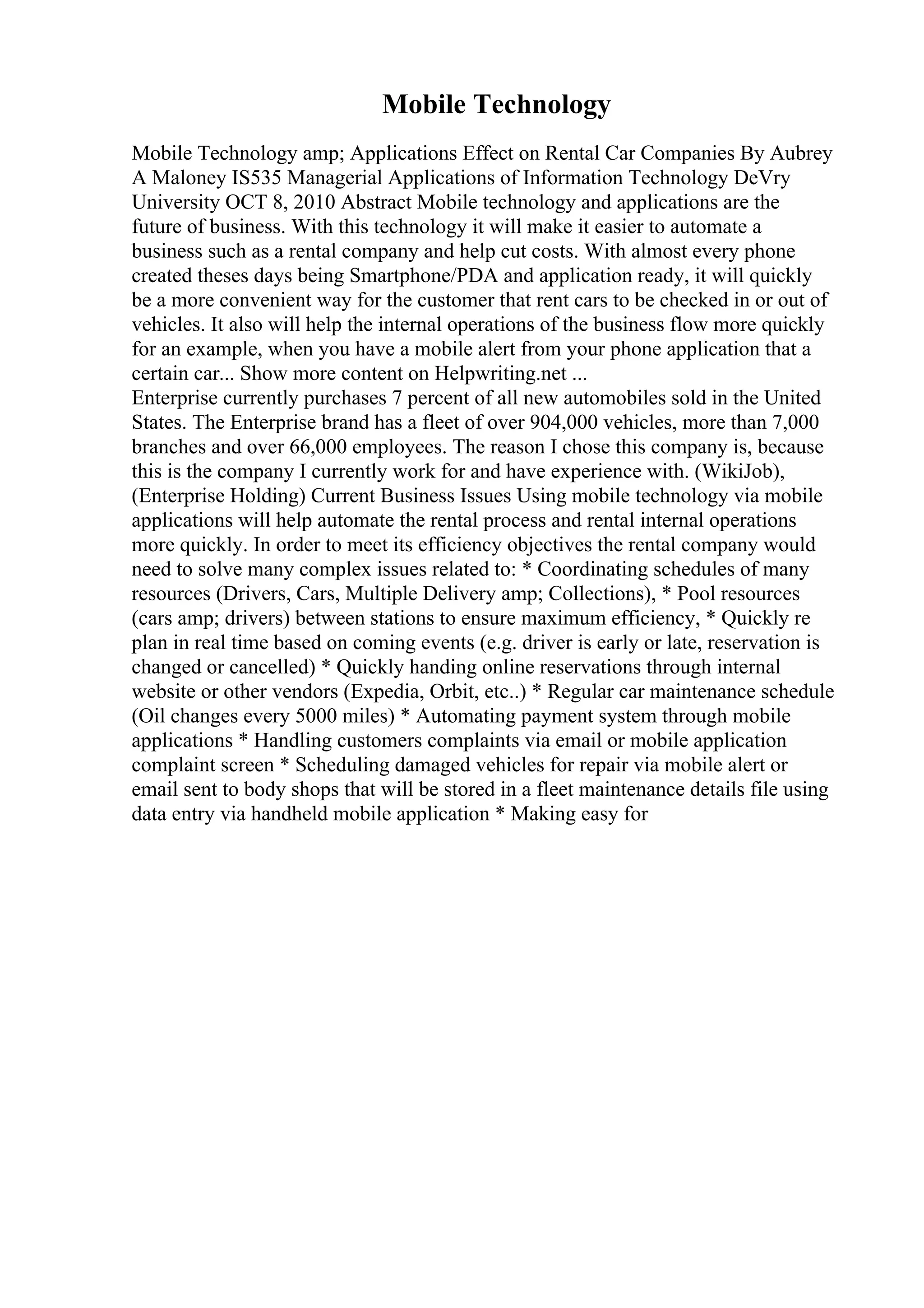 Example Of Classification And Division Essay | PDF