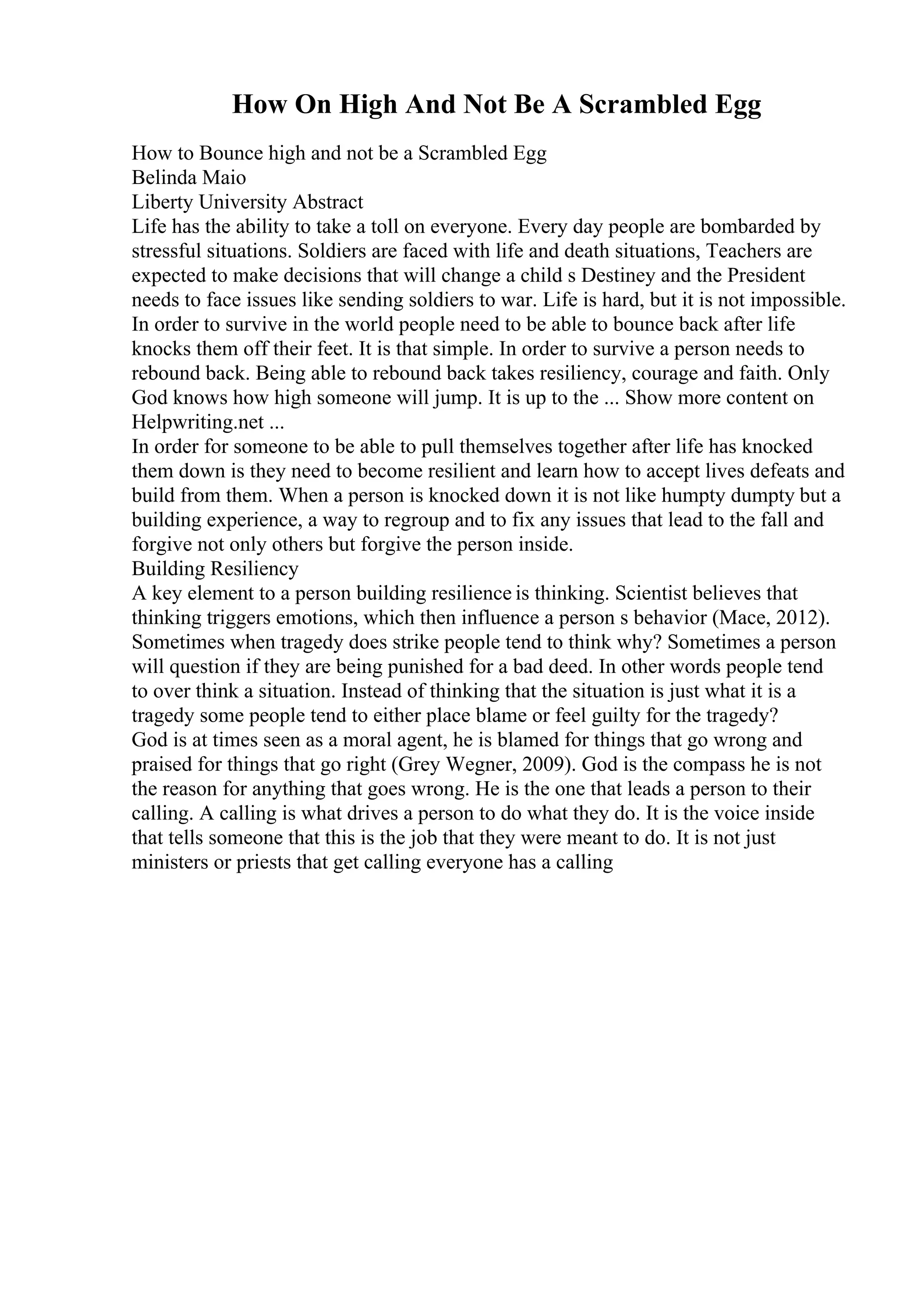 Example Of Classification And Division Essay | PDF