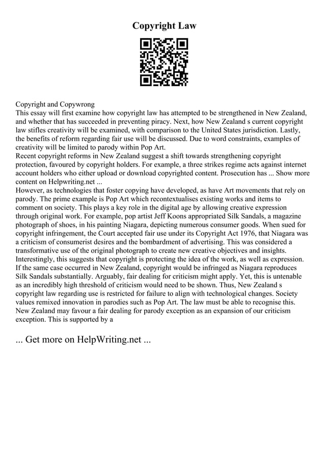 Example Of Clip Art Essay | PDF
