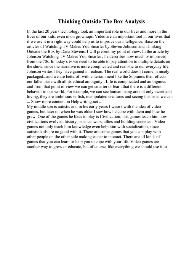 Example Of Creative Writing Essay.pdf