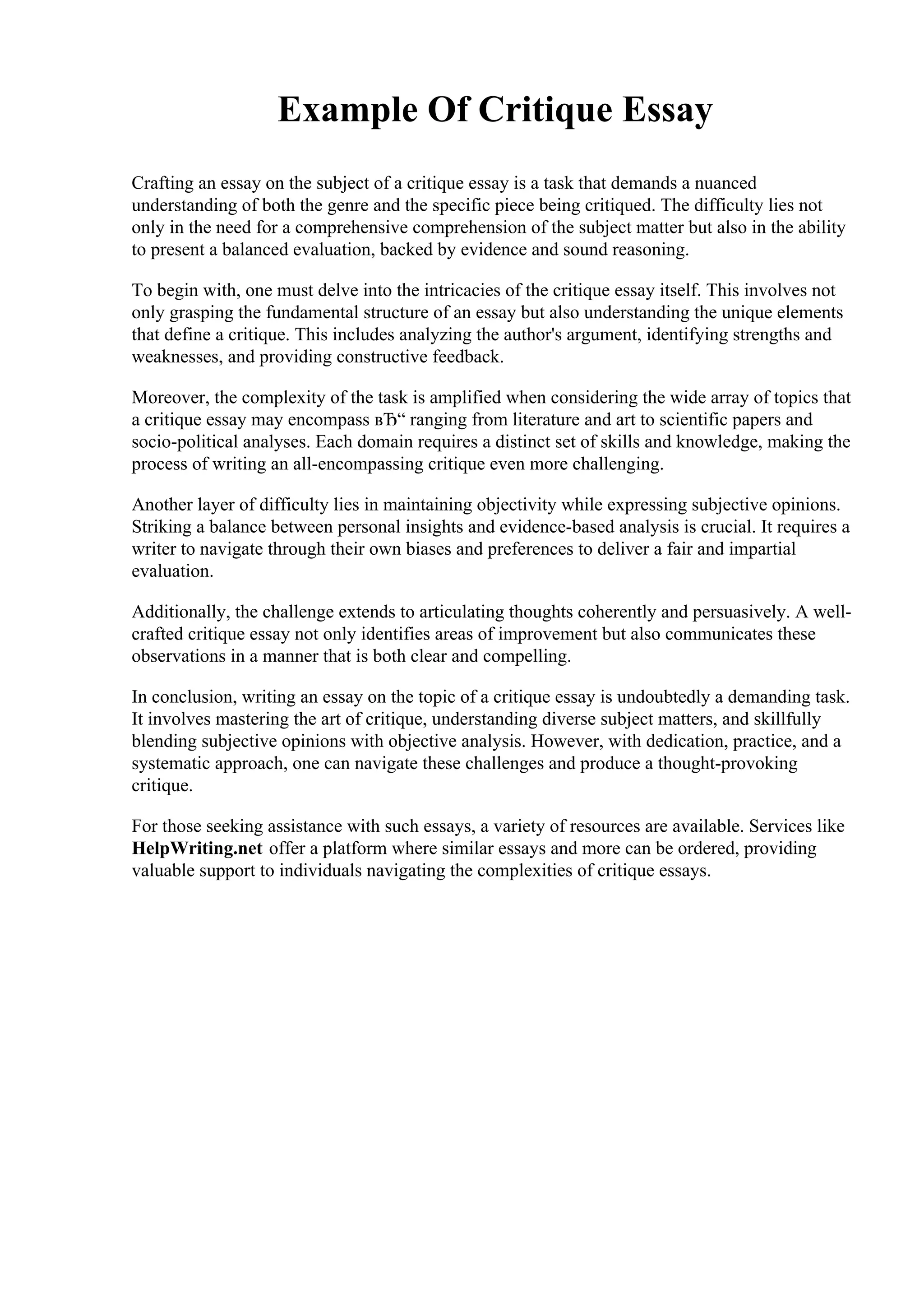 Example Of Critique Essay.pdf