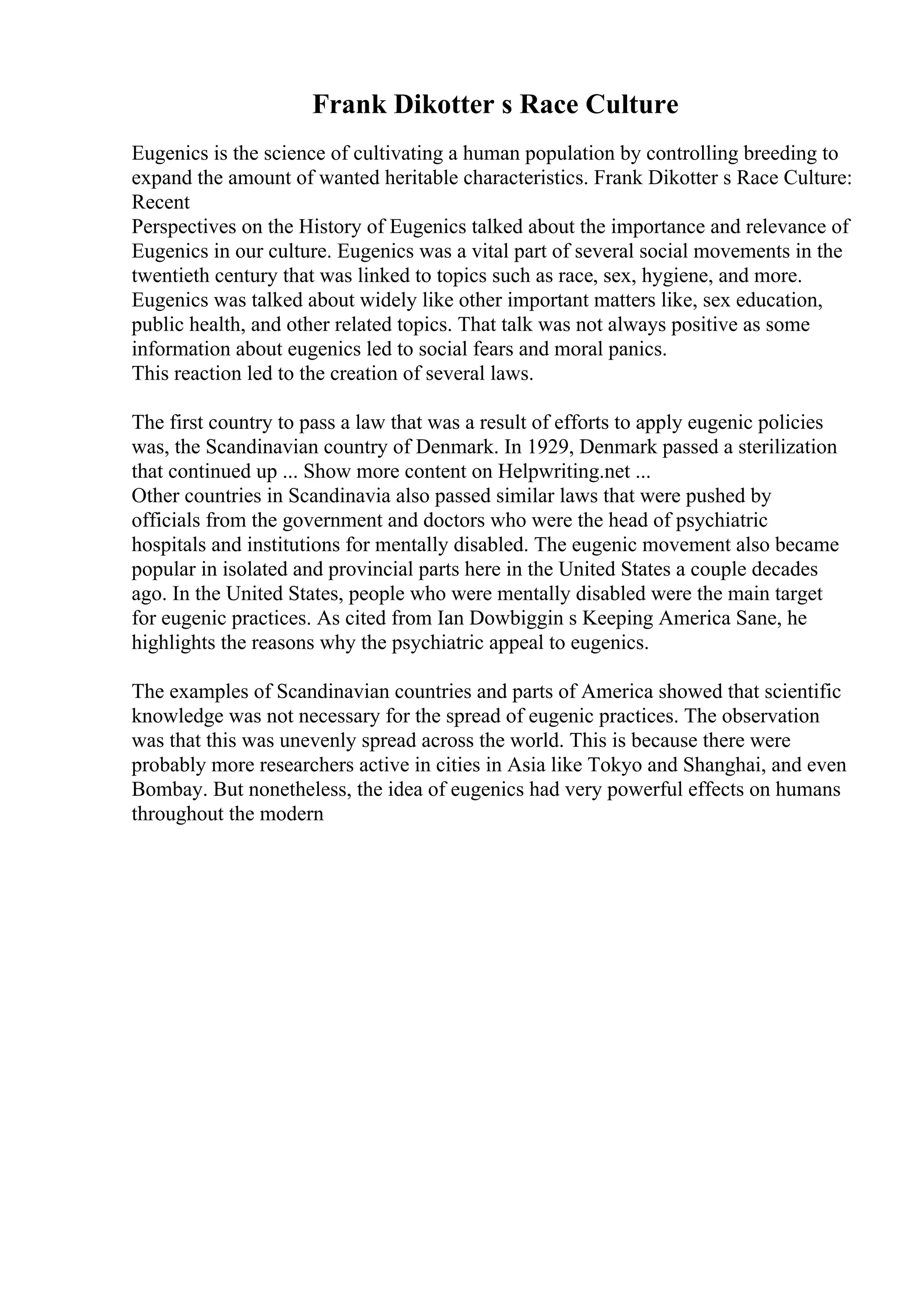 Example Of Definition Essay | PDF