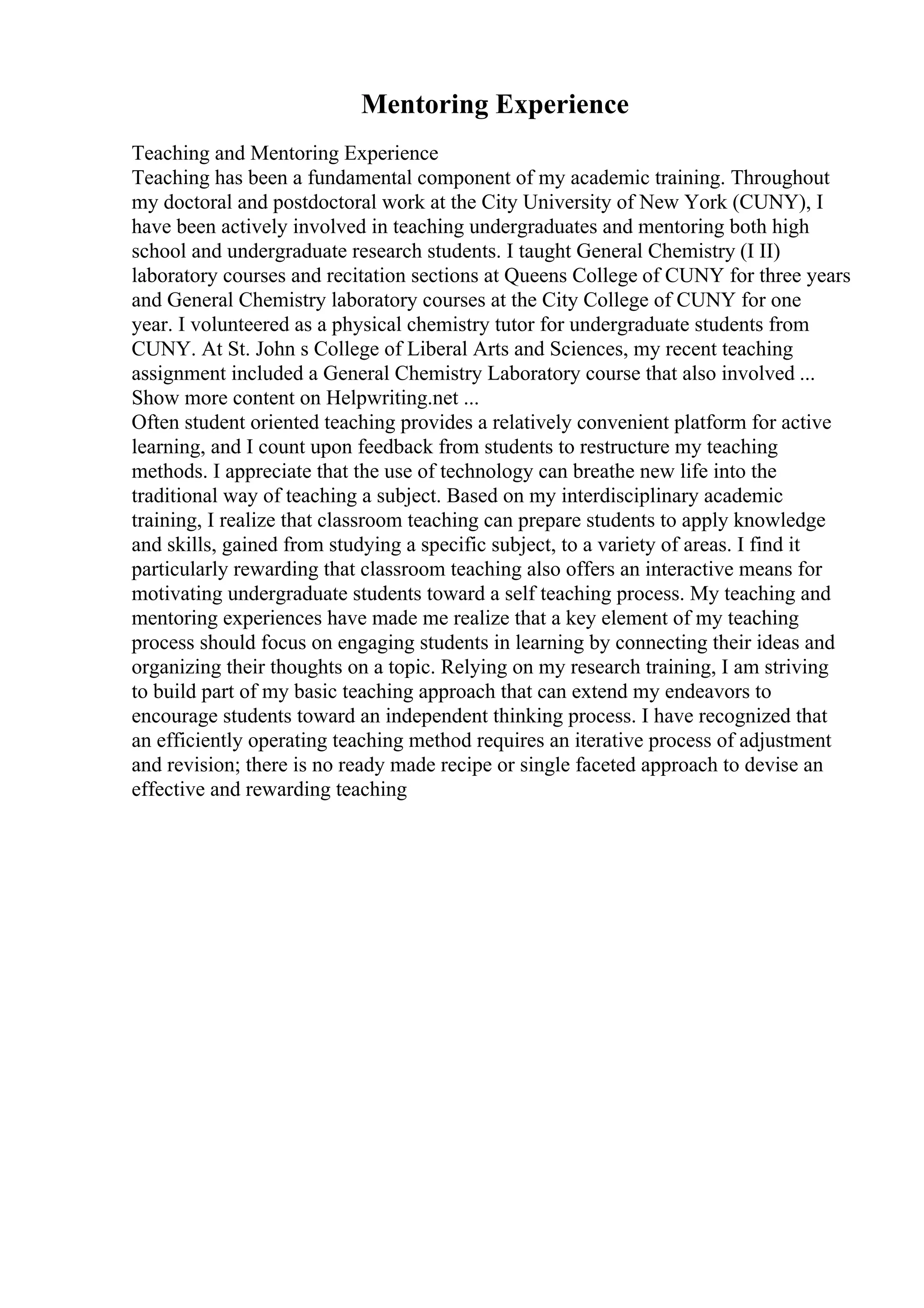 Example Of Definition Essay | PDF