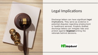 Example of discharge letter , How to write a discharge letter | PPTX