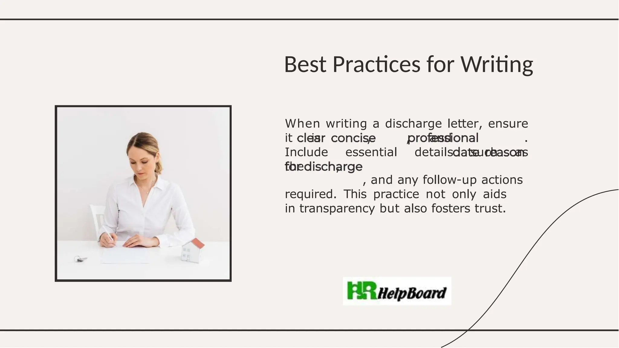 Example of Discharge Letter, Sample Discharge Letter | PPTX