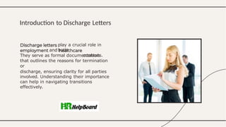 Example of Discharge Letter, Sample Discharge Letter | PPTX