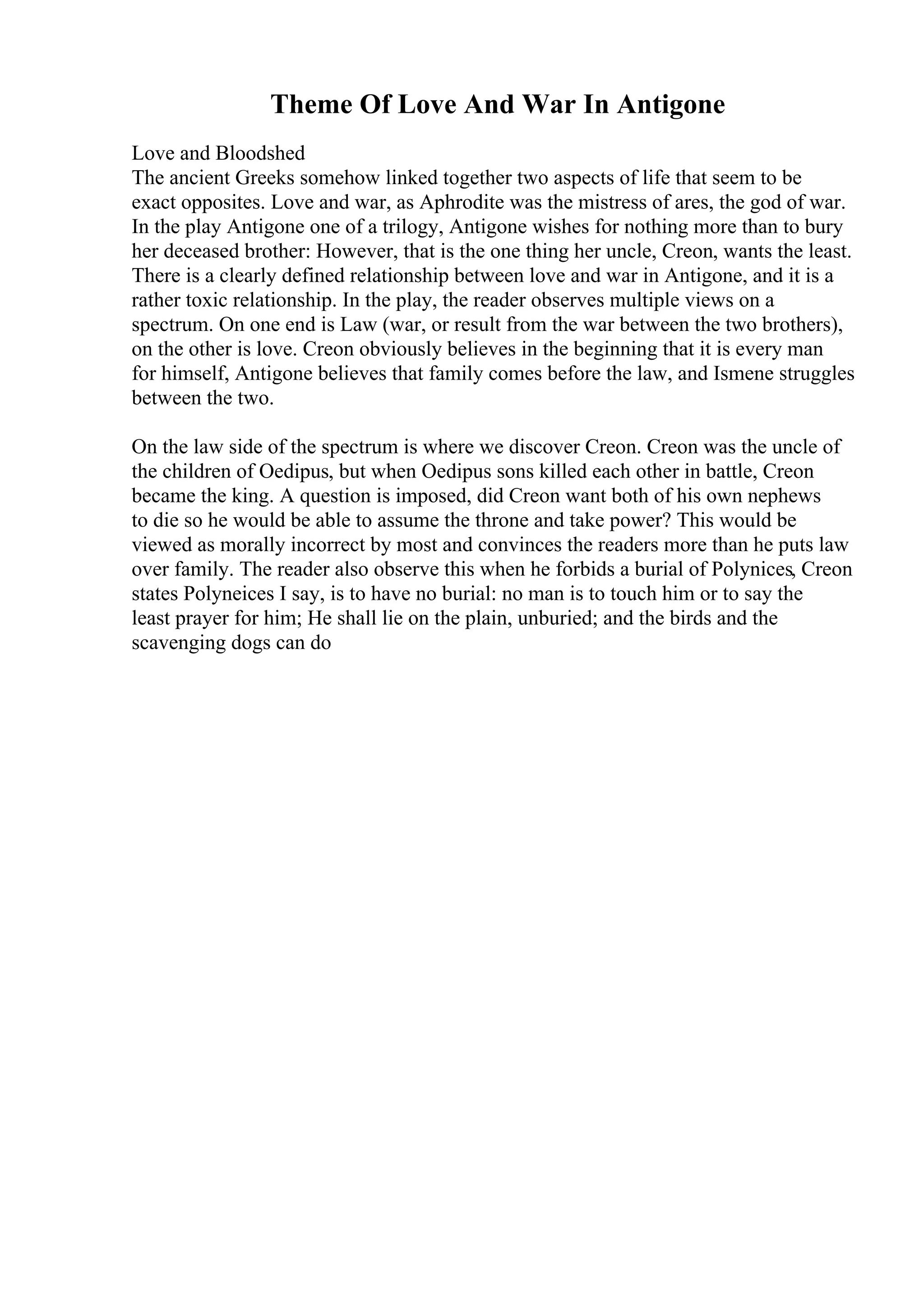 Example Of Division And Classification Essay | PDF