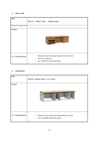Example of engineering specification for an engineering laboratory ...