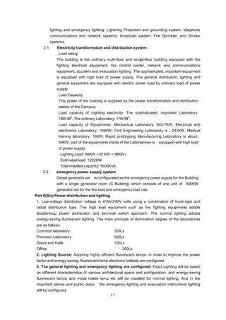 Example of engineering specification for an engineering laboratory ...