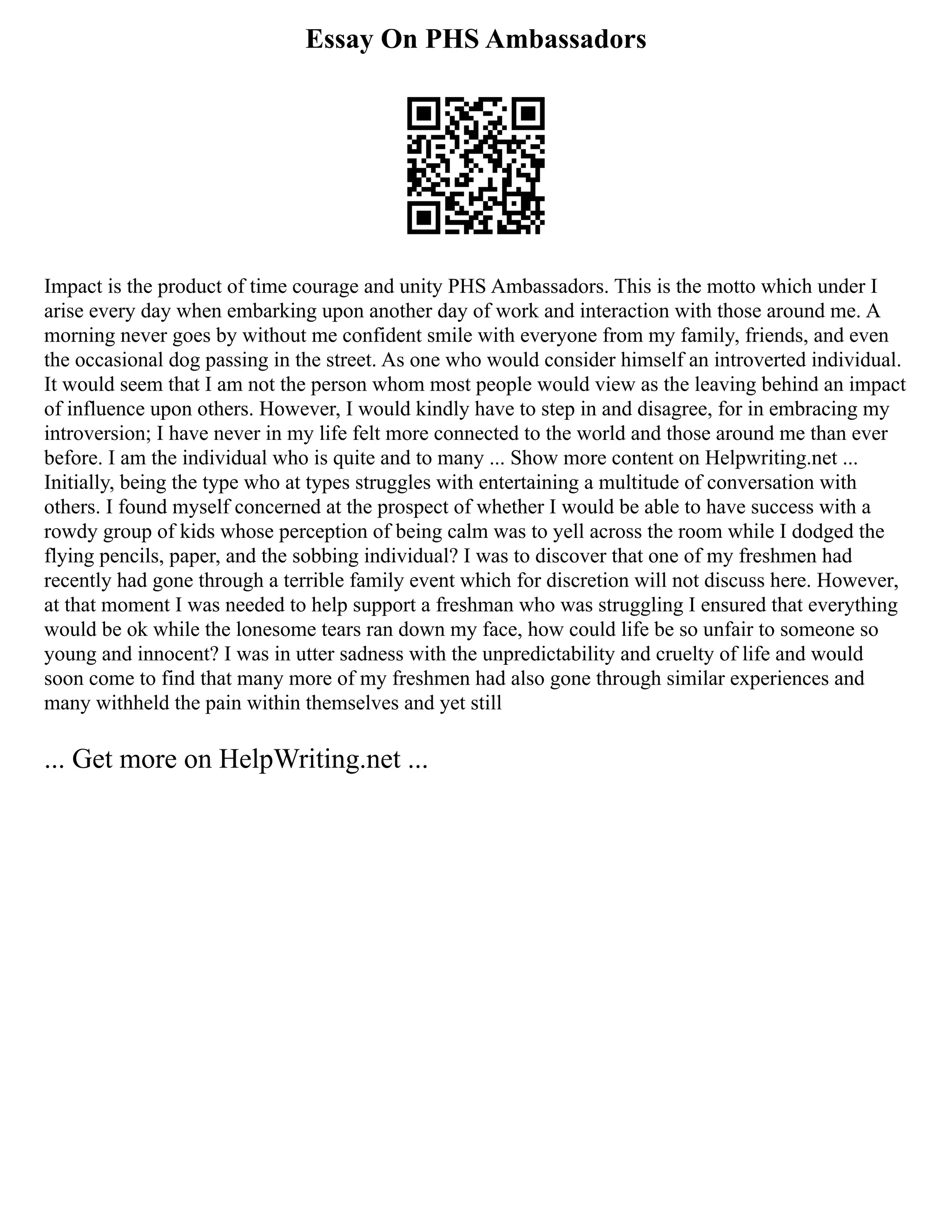 Example Of Essay Form 2. SAMPLE ESSAY FROM F | PDF