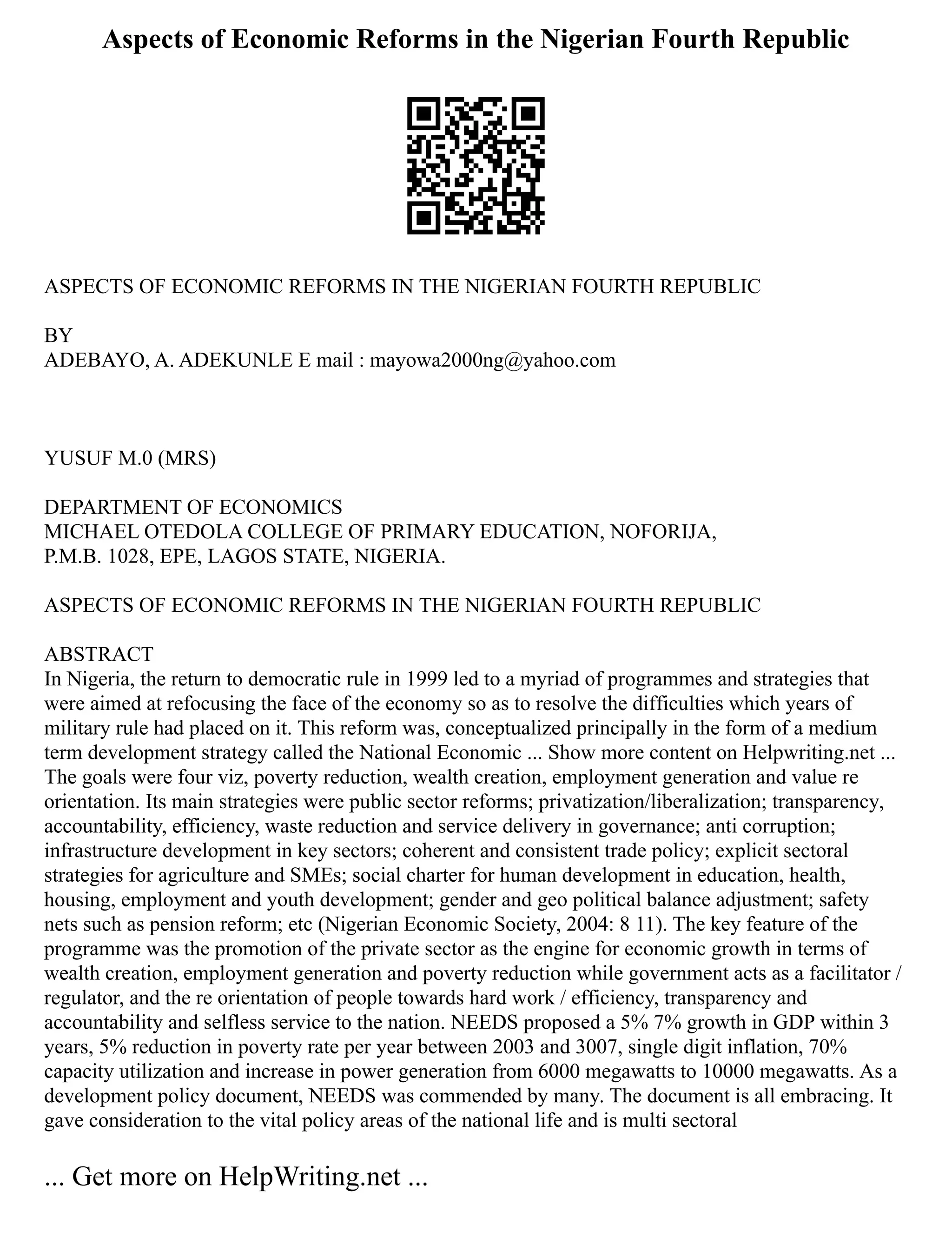 Example Of Essay Form 2. SAMPLE ESSAY FROM F | PDF