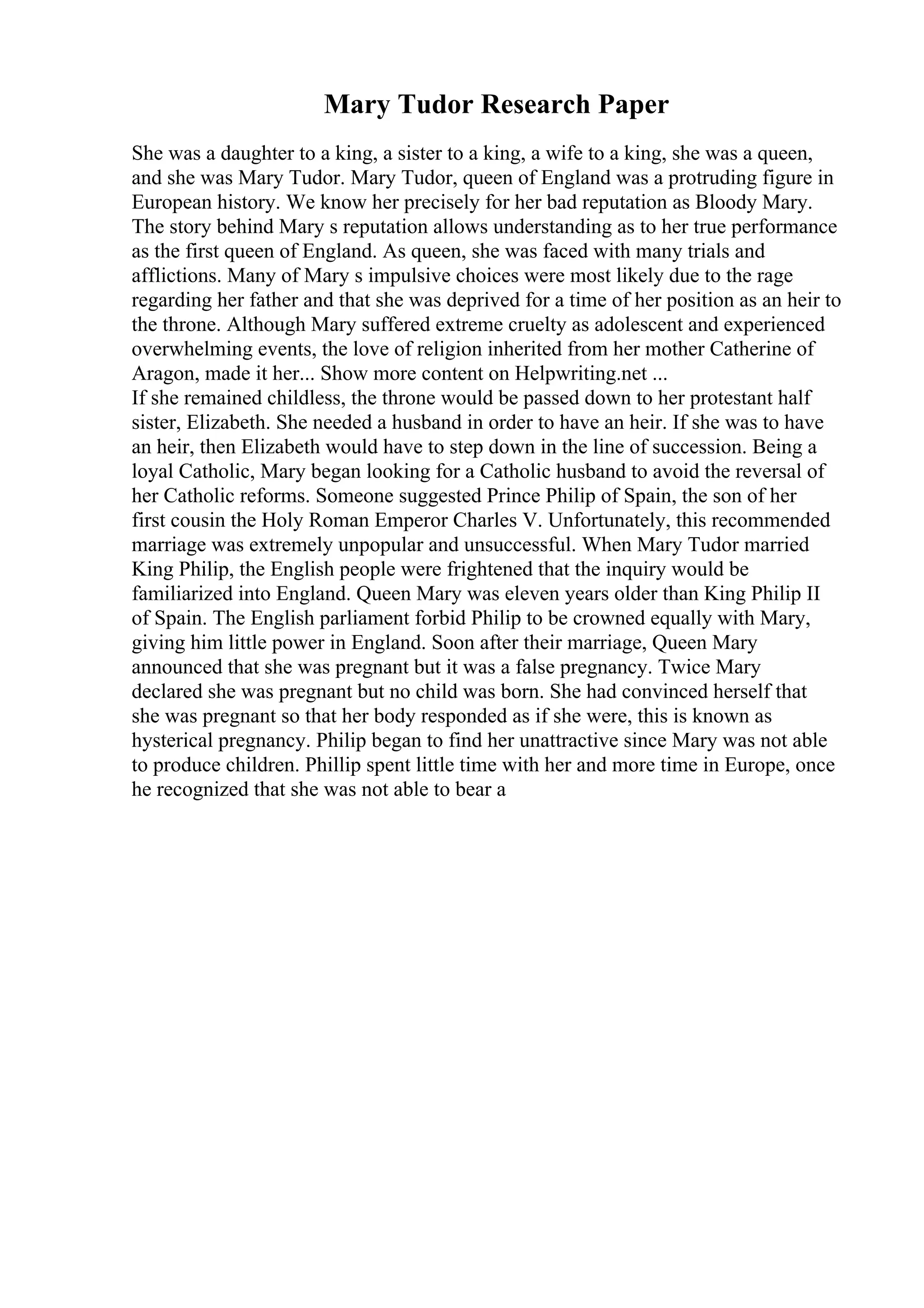 Example Of Example Essays | PDF