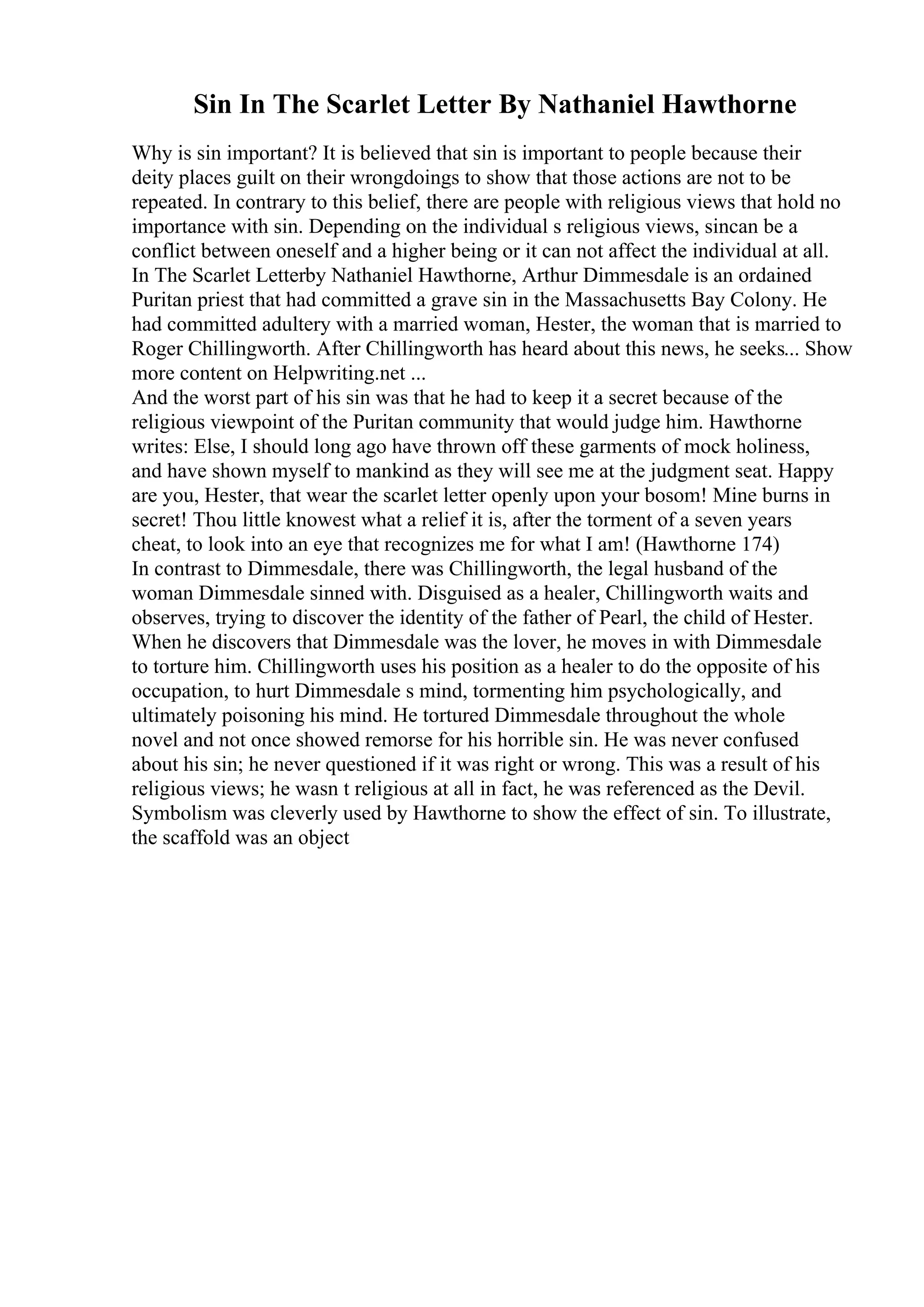 Example Of Example Essays | PDF