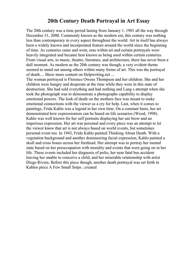 Example Of Example Essays | PDF