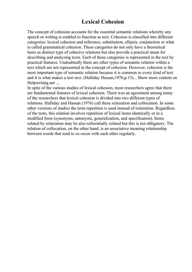 Example Of Example Essays | PDF