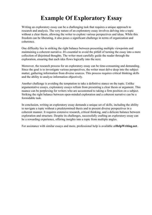 Example Of Exploratory Essay.pdf