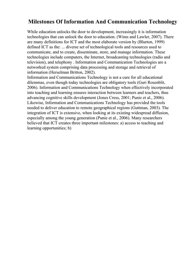 Example Of Exposition Essay | PDF