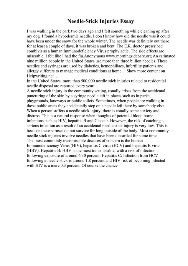 Example Of Exposition Essay | PDF