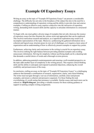Example Of Expository Essays.pdf