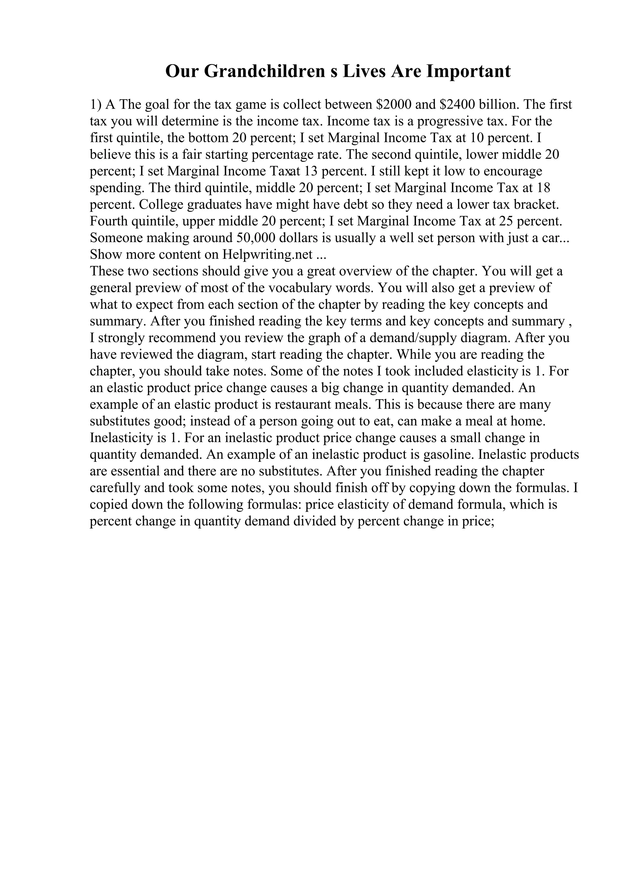 Example Of Expository Essay Writing | PDF