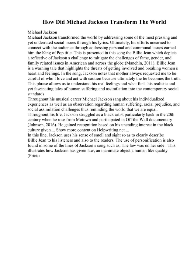 Example Of Expository Essay Writing | PDF