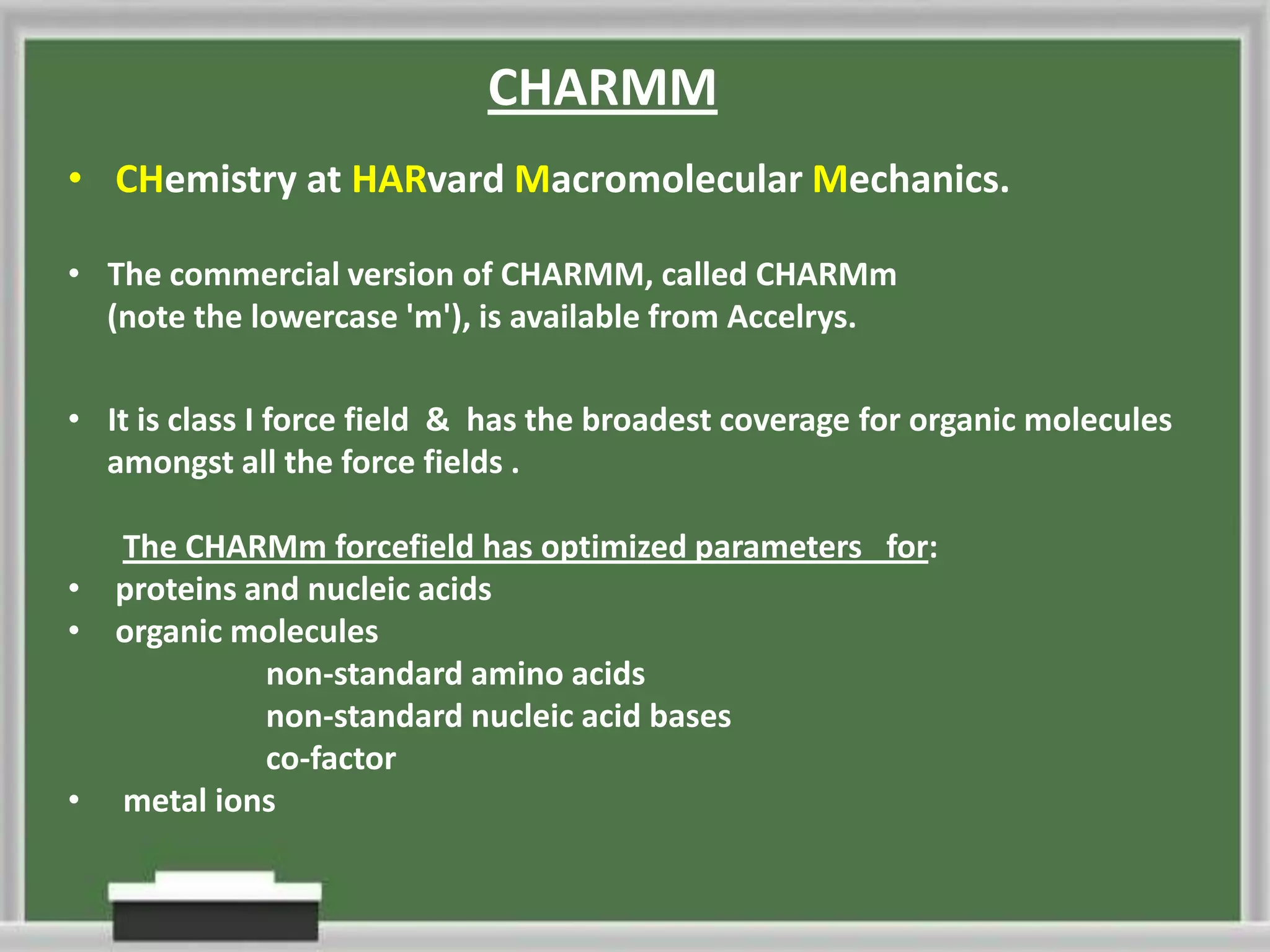 Example of force fields | PPTX