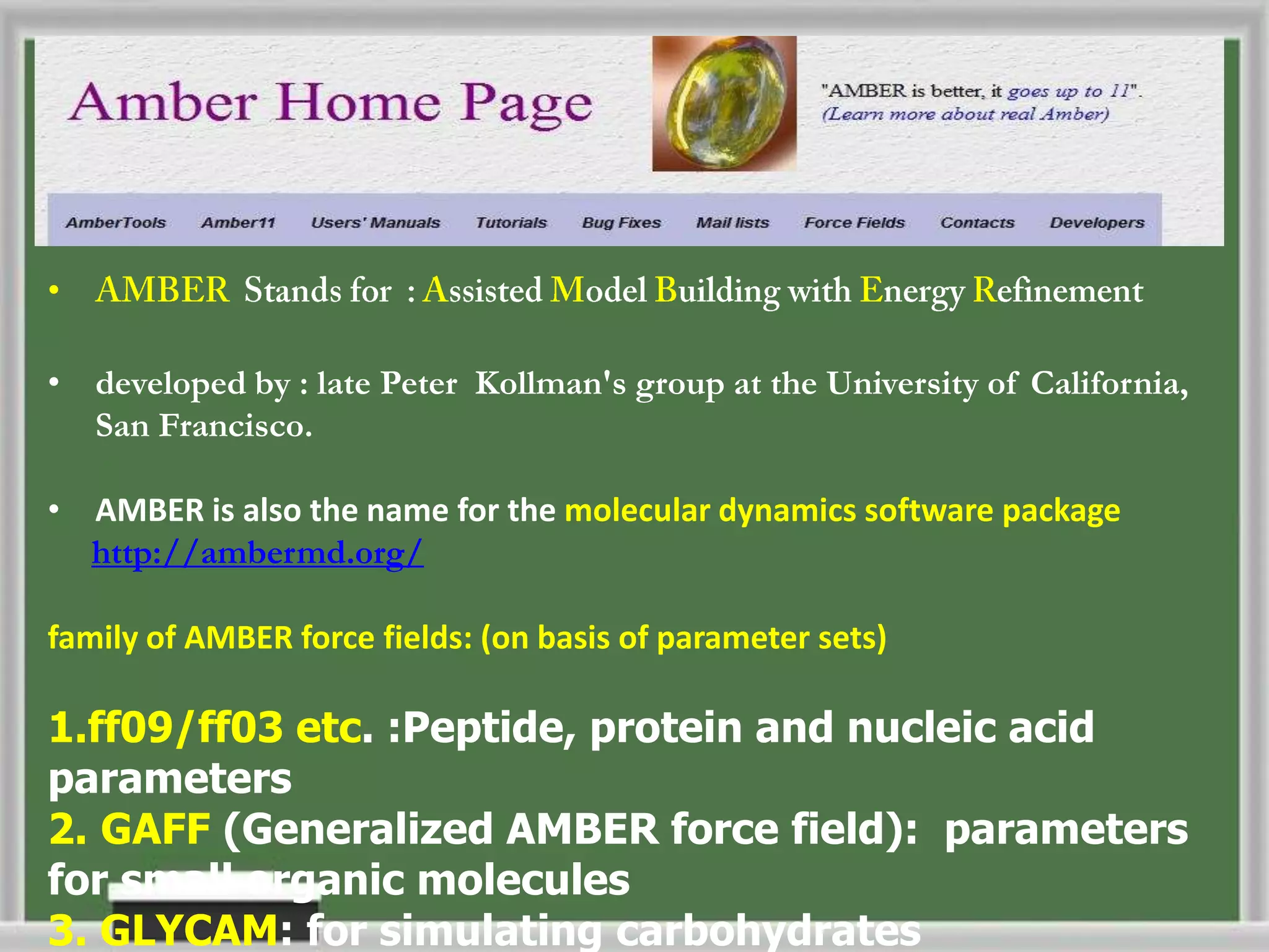 Example of force fields | PPTX