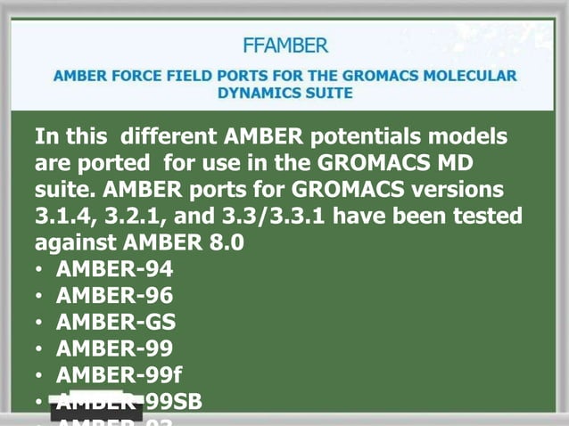 Example of force fields | PPTX | Chemistry | Science
