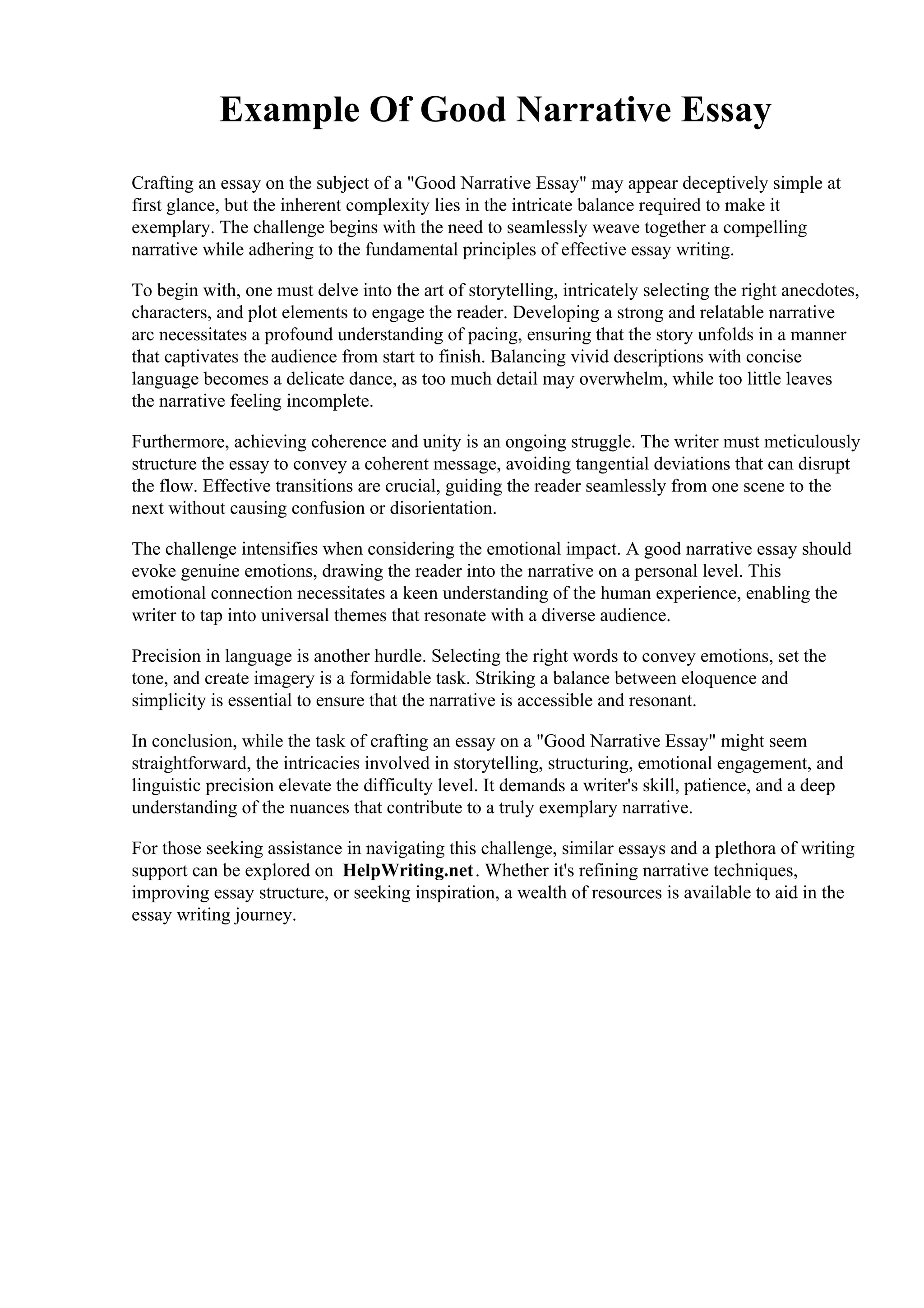 Example Of Good Narrative Essay.pdf