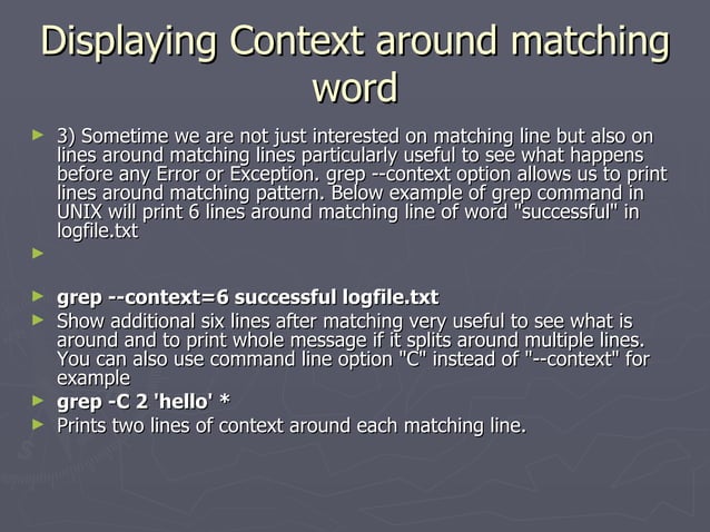 Practical Example of grep command in unix | PPT