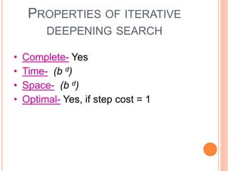 Example of iterative deepening search & bidirectional search | PPTX ...