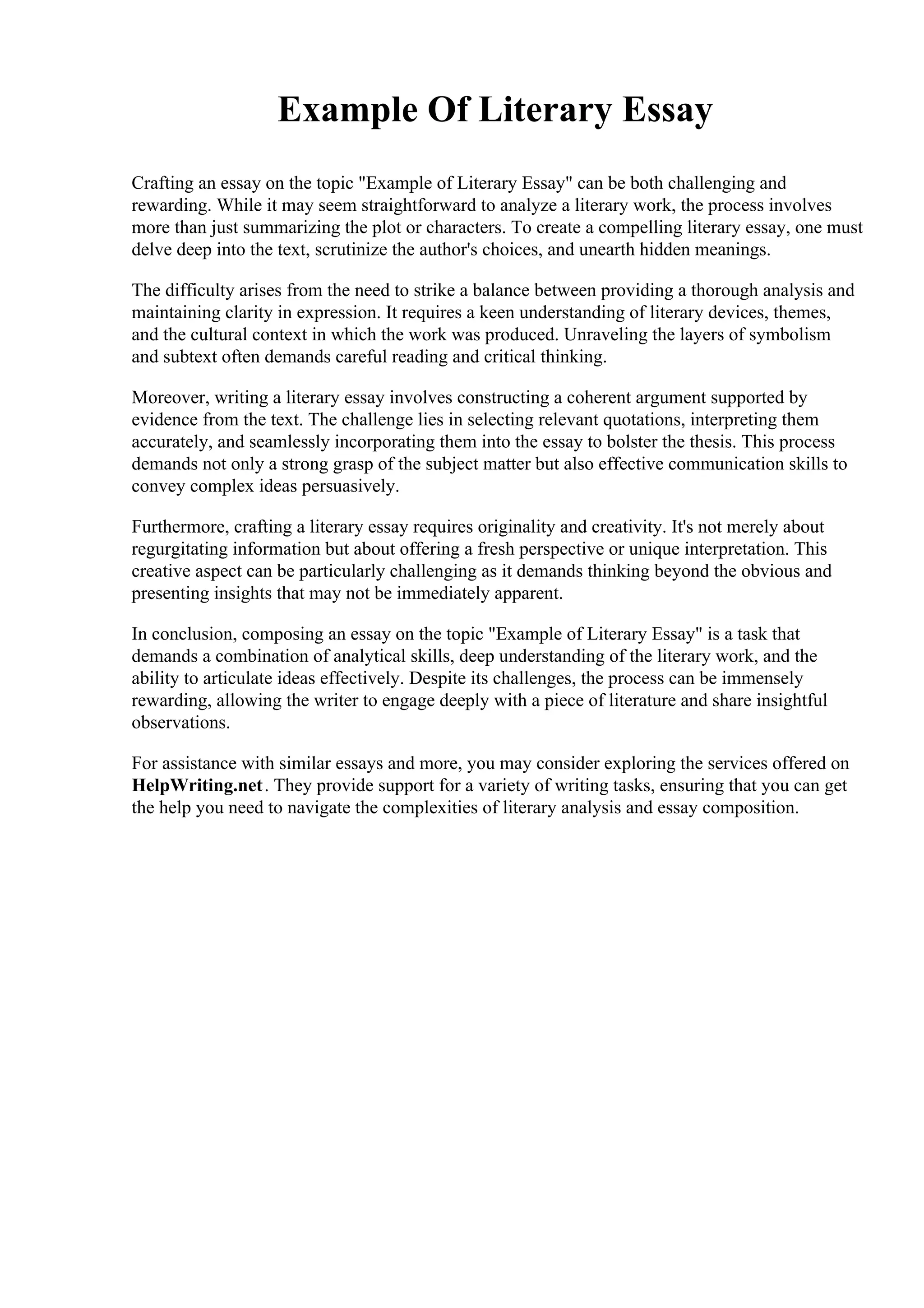 Example Of Literary Essay.pdf