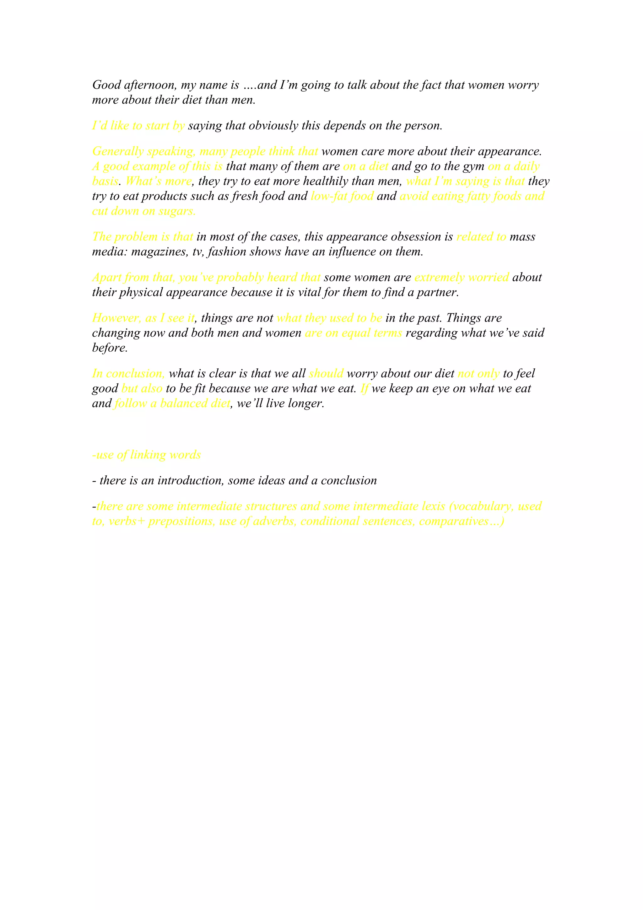 Example of monologue | PDF