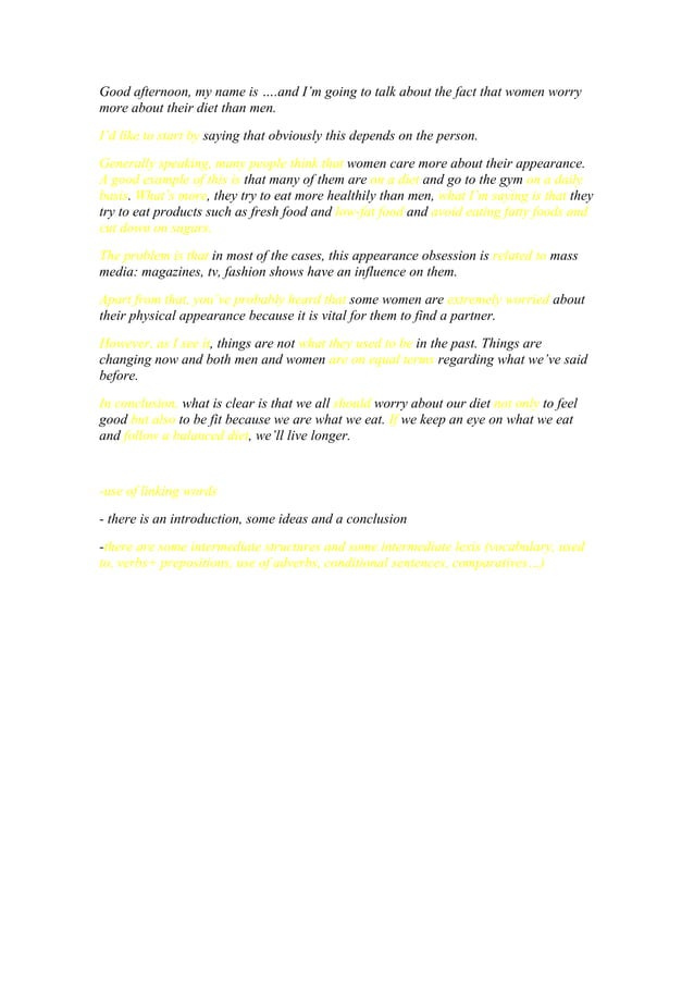 Example of monologue | PDF