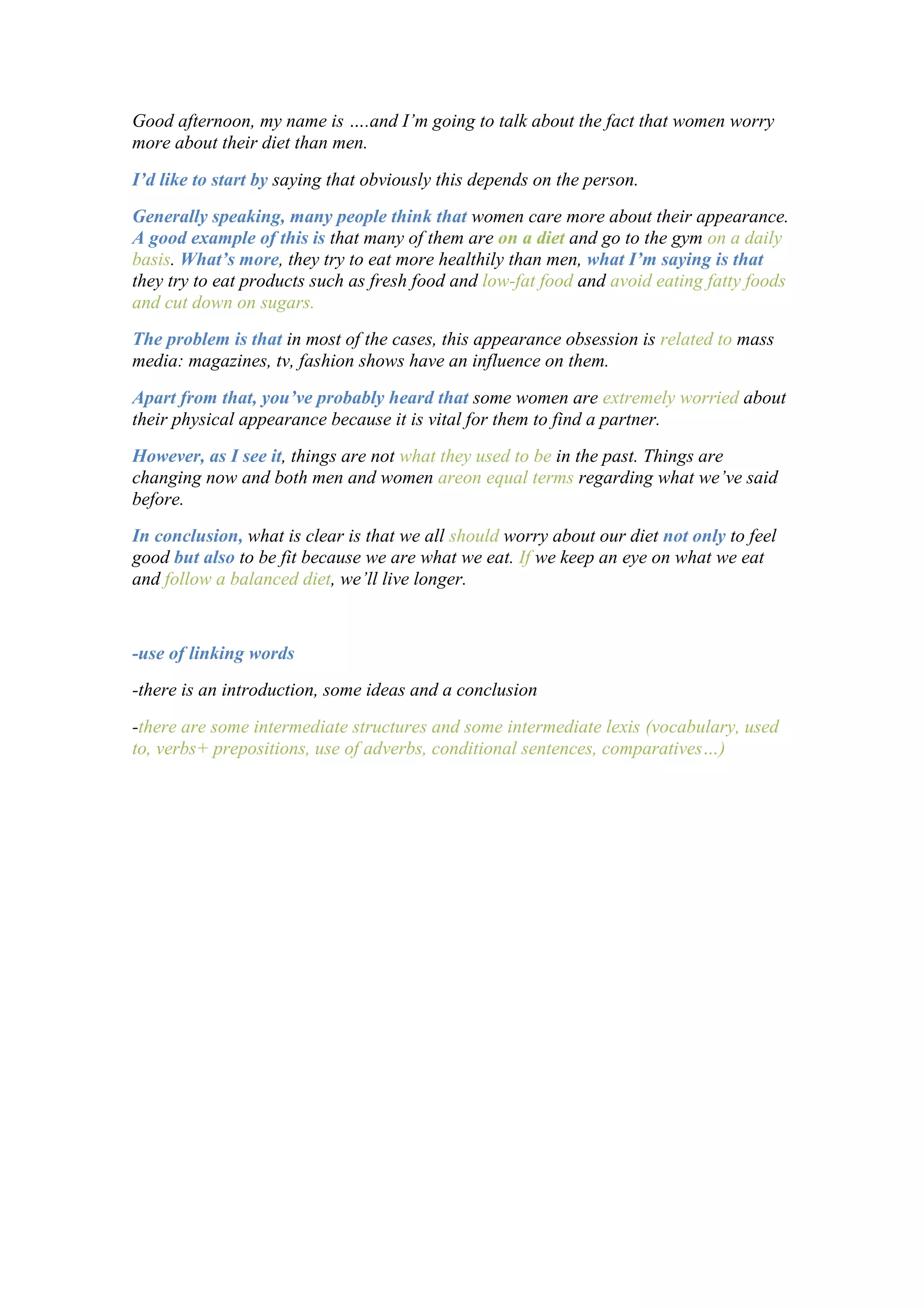 Example of monologue | DOCX