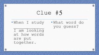 Example of mystery word of the day | PPTX