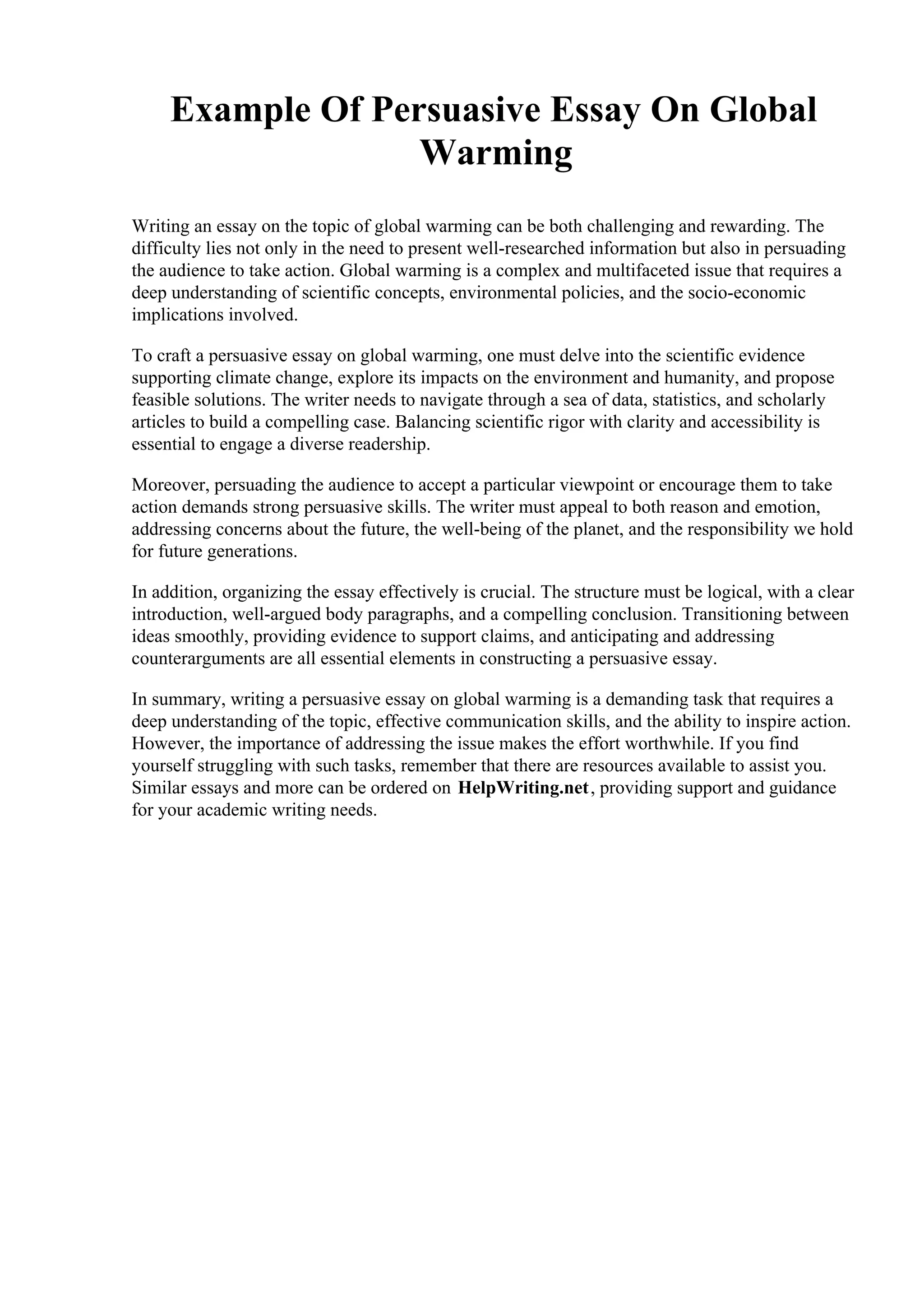 Example Of Persuasive Essay On Global Warming.pdf