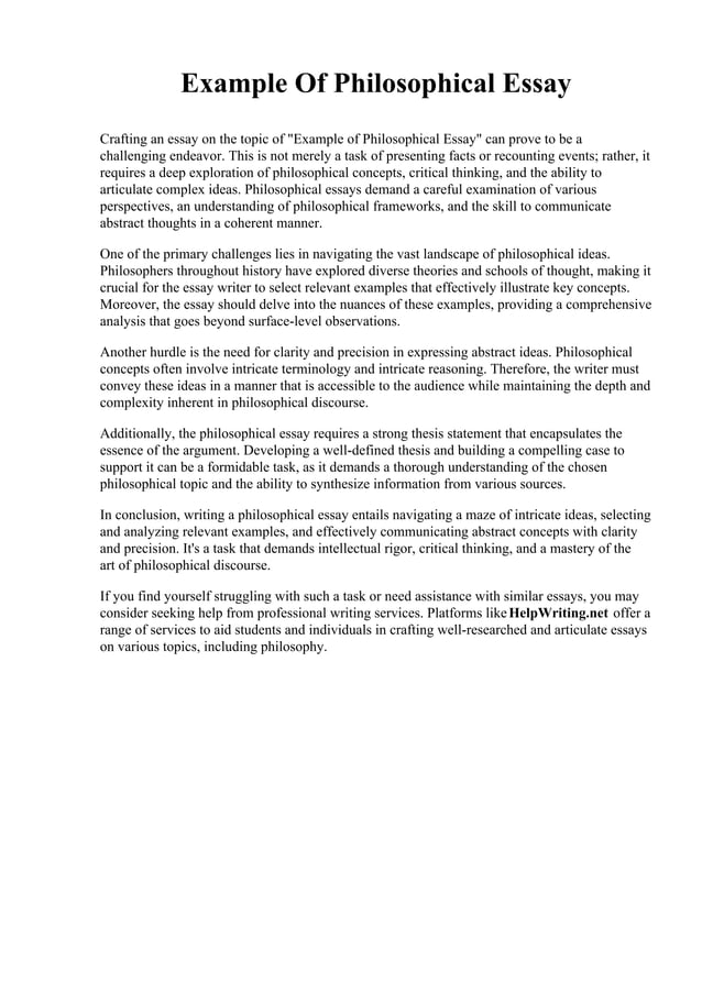 Example Of Philosophical Essay.pdf