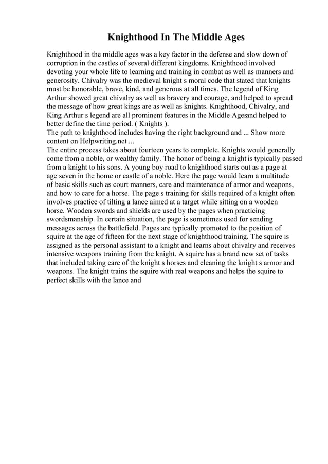 Example Of Photo Essay | PDF