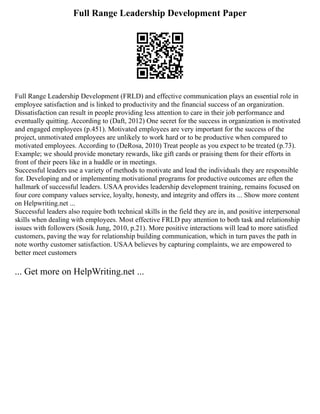 Example Of Policy Briefing Paper - CELLESSAY | PDF