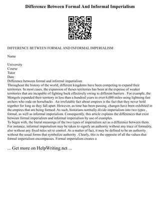 Example Of Position Paper Outline Position Paper D | PDF | Dating ...