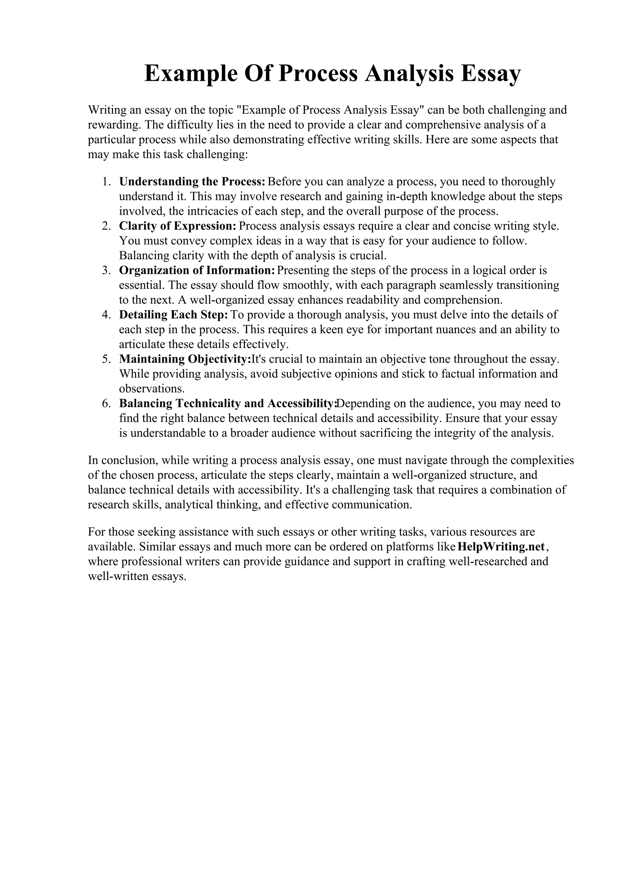 Example Of Process Analysis Essay.pdf