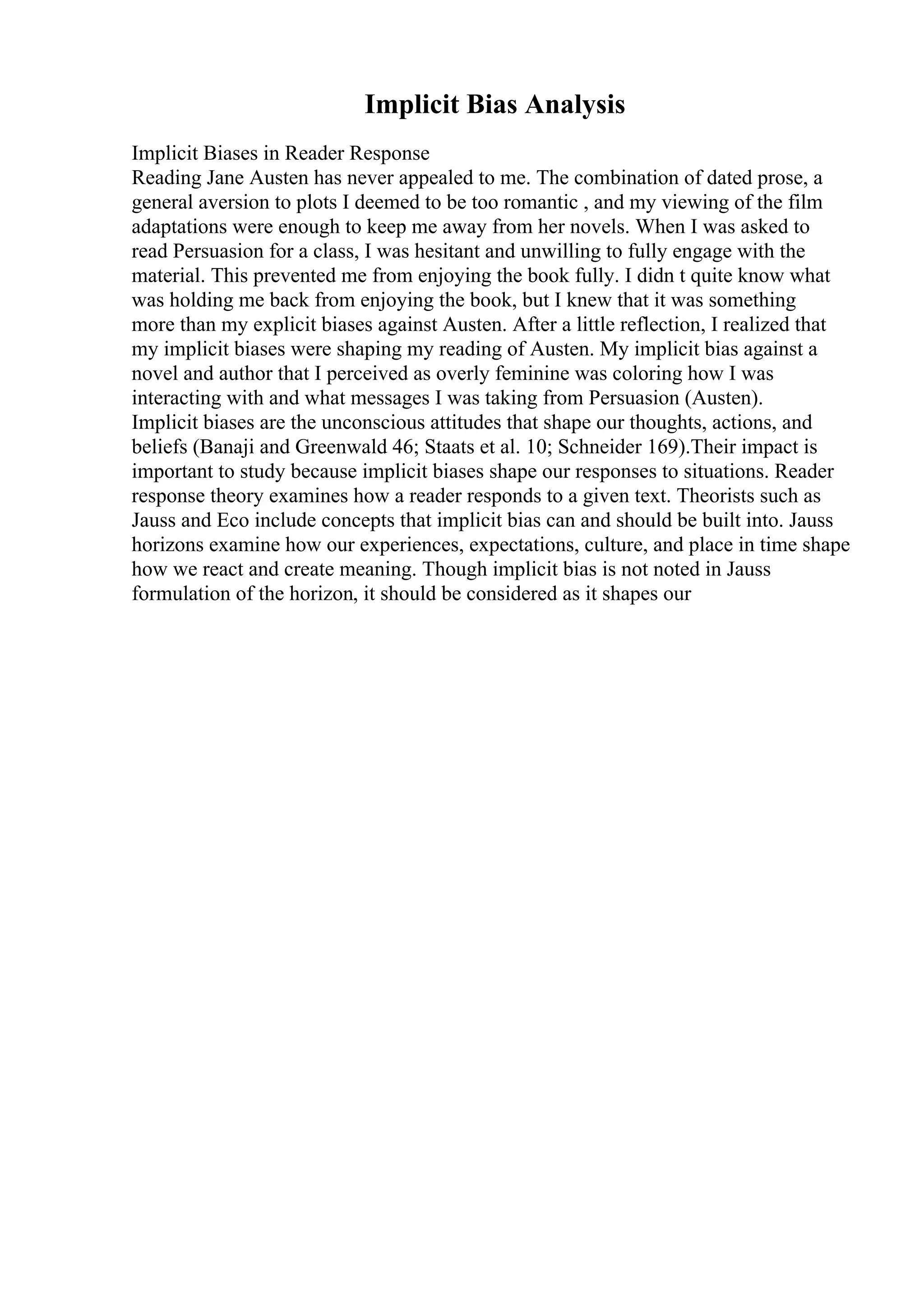 Example Of Process Essay | PDF