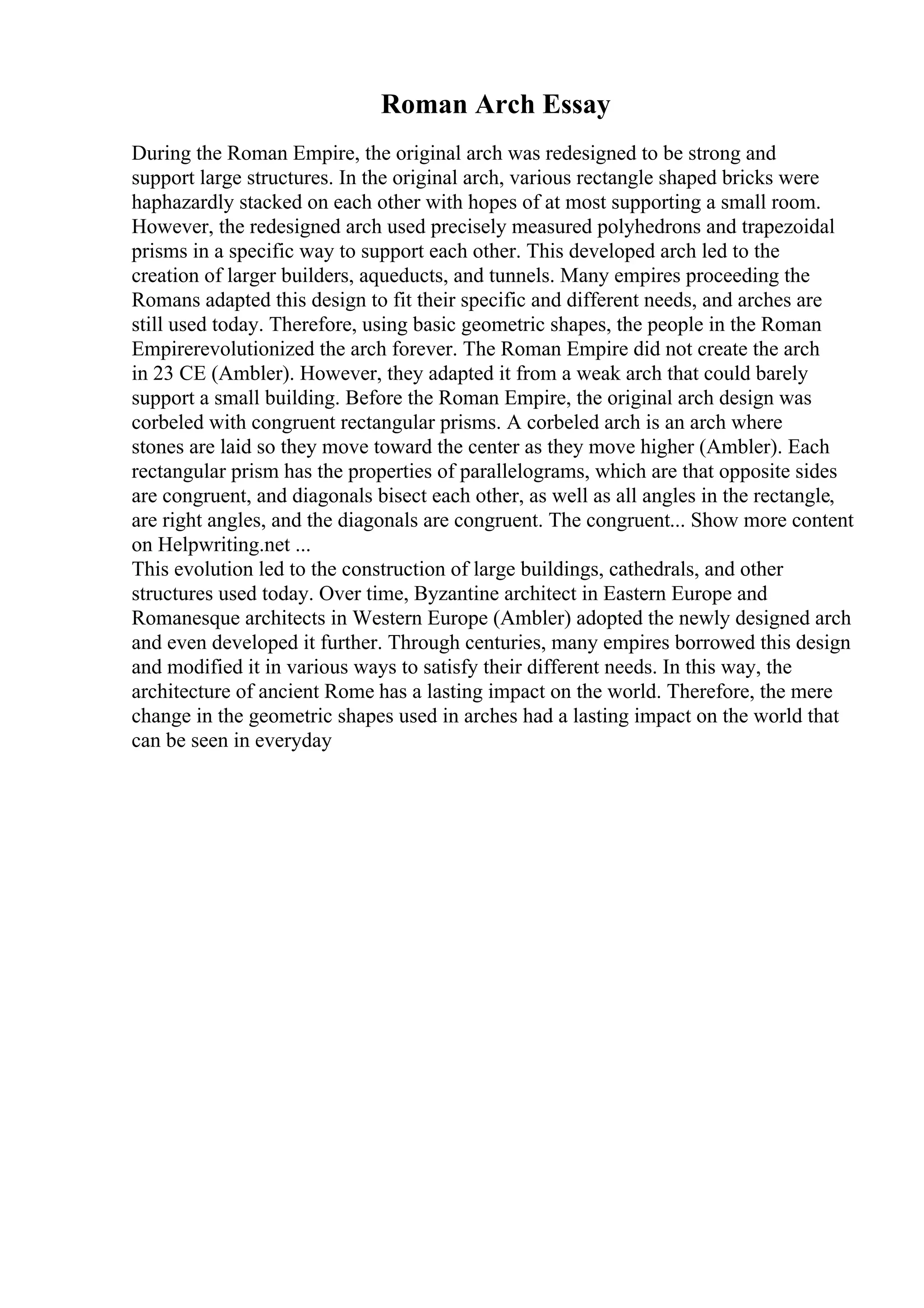 Example Of Process Essay | PDF