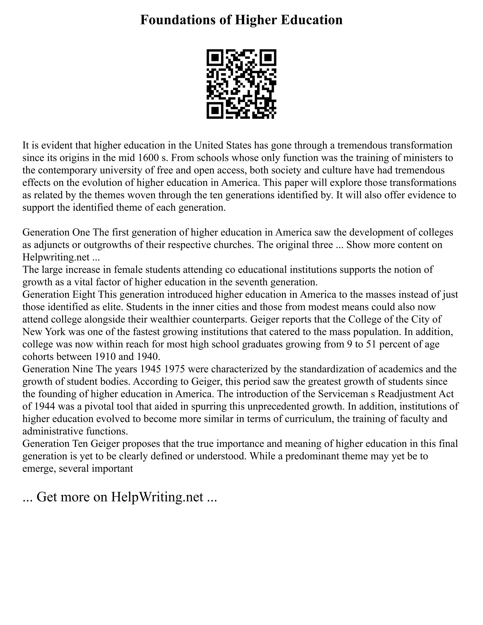 Example Of Reflection Paper College Reflective Essay | PDF