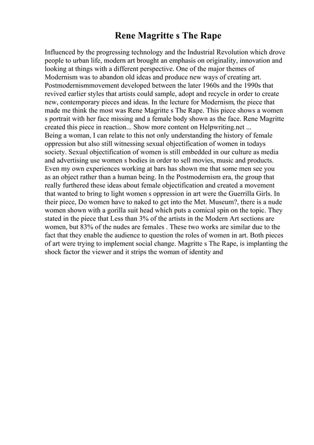 Example Of Satire Essay | PDF