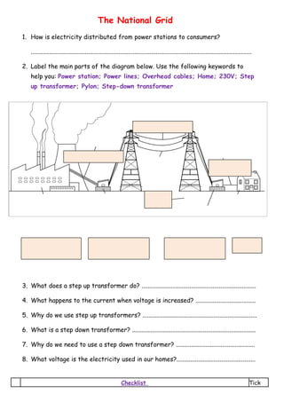 Example of science gcse lesson checklist 3 (zs) | DOC
