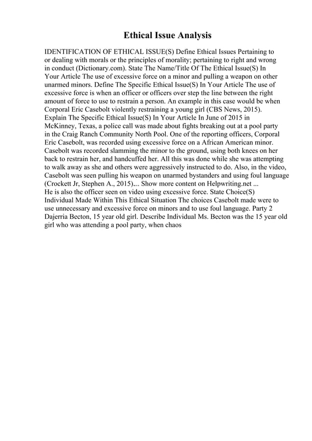 Example Of Self Assessment Essay | PDF