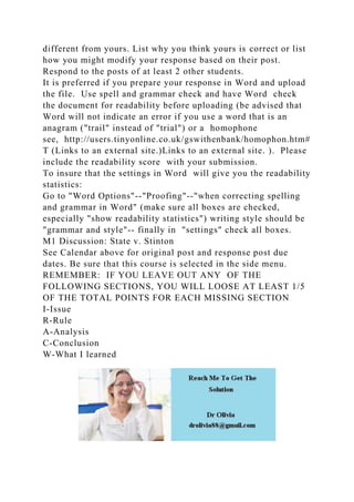 EXAMPLE OF STUDENT IRAC ANALYSIS (This is to show you the .docx